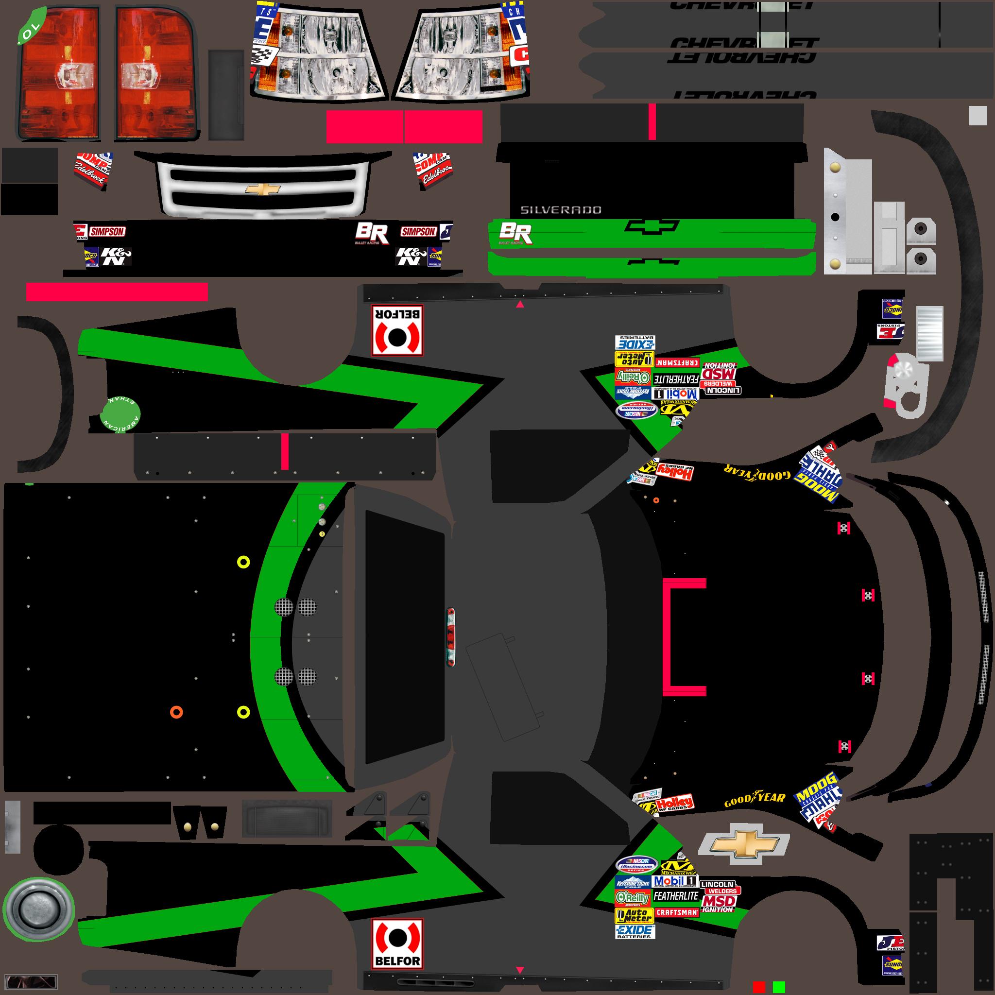 Bullet Racing Truck (Brady) by Josh Patterson - Trading Paints