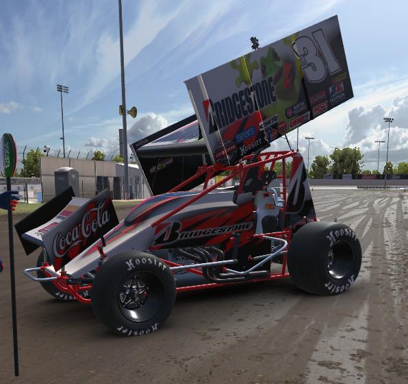 Bridgestone Sprint car by Michael Crookes - Trading Paints