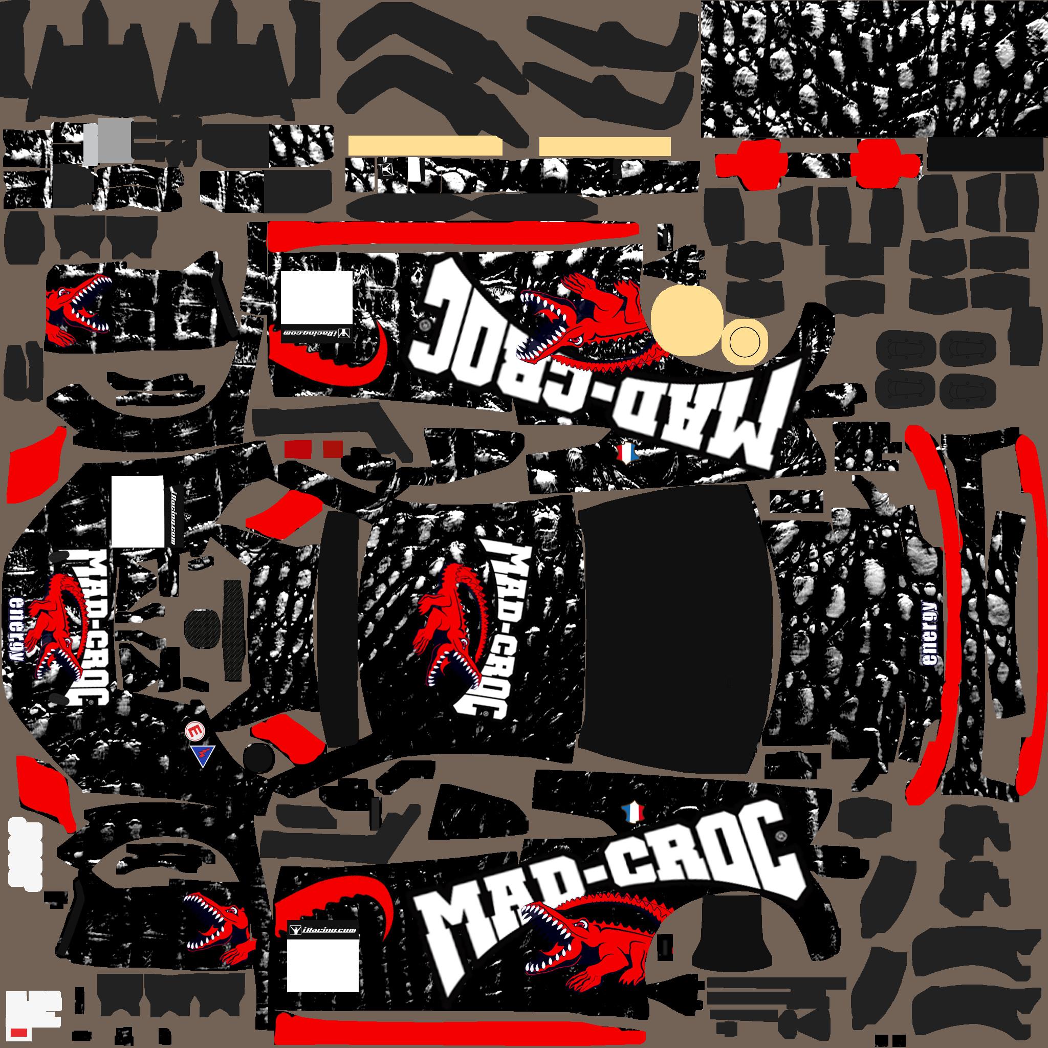 Audi R8 LMS GT3 madcroc by Cédric Krolczyk - Trading Paints