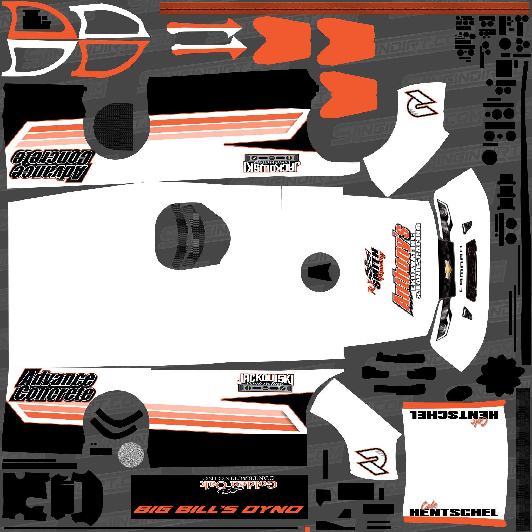 Cole Hentschel Late Model by Ryan Reiser - Trading Paints