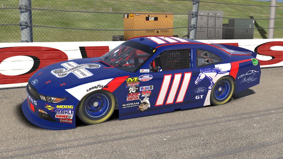 NASCAR XFINITY Ford Mustang Shelby Car by Jeff Werderman - Trading Paints