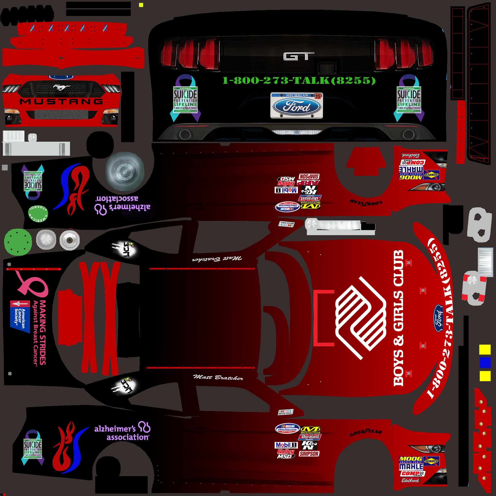 PSA Mustang by Matt Bratcher - Trading Paints