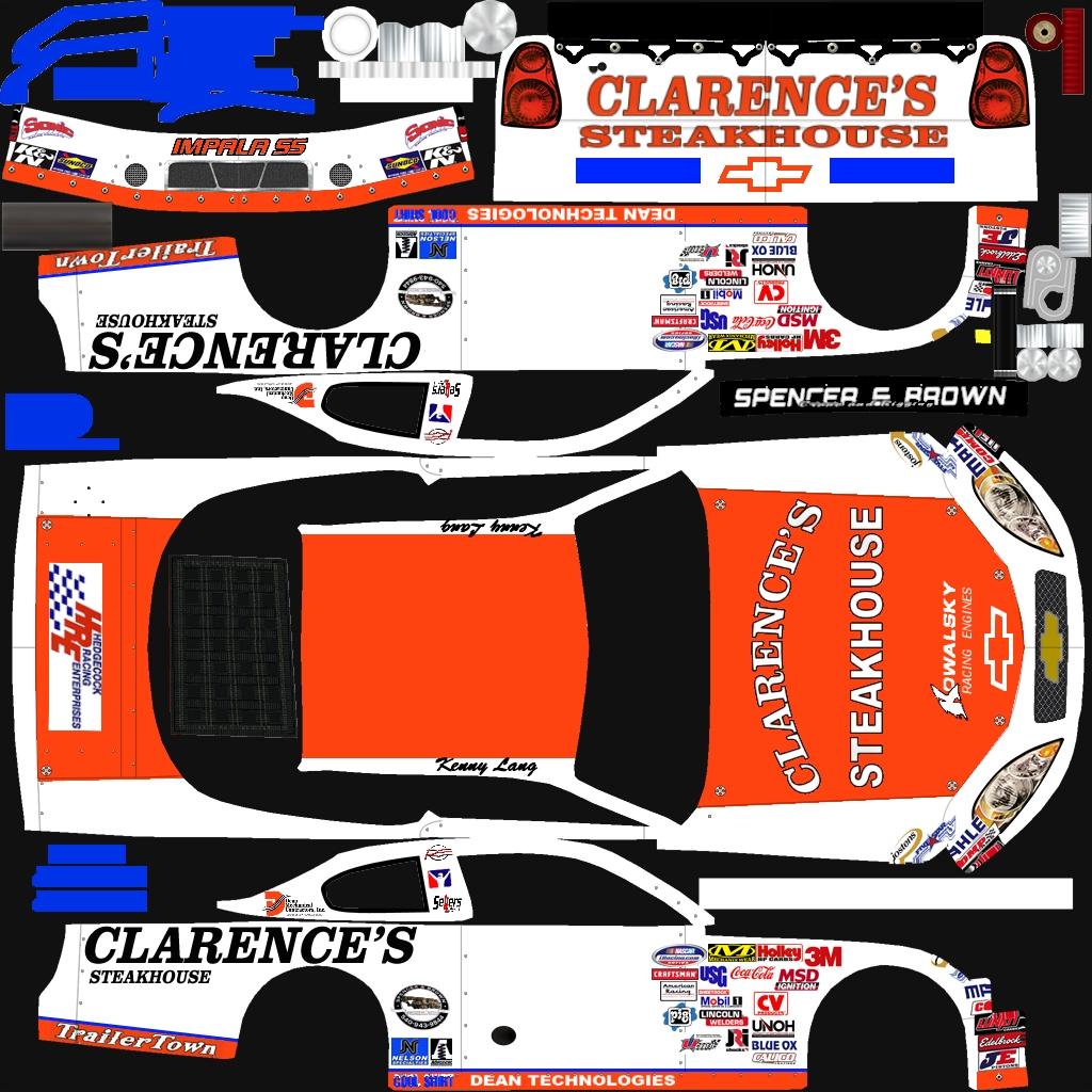 Kenny Lang 98 ITZR Clarences white (2011) by Evan Lang - Trading Paints
