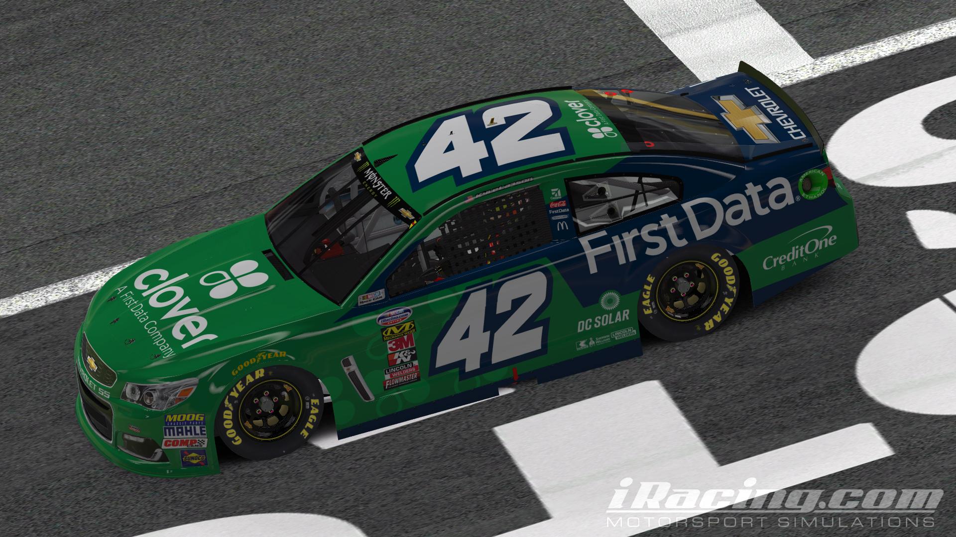 Clover / First Data Chevy by Trey Eidson - Trading Paints
