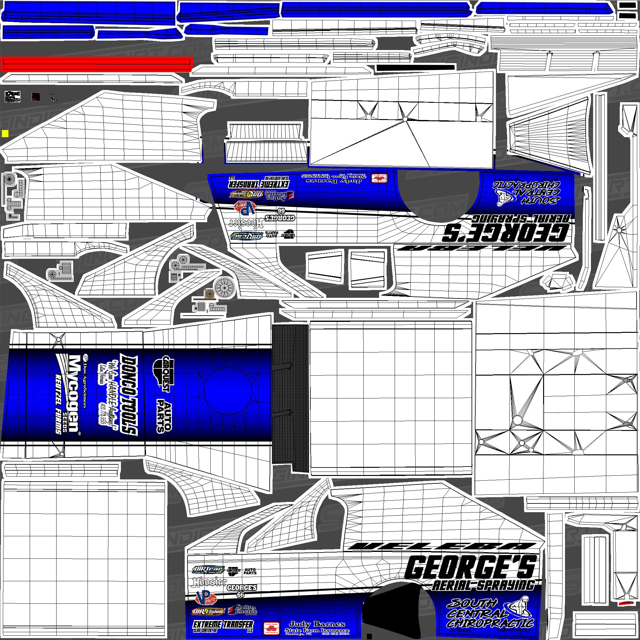 2019 BLUE MOD by Micah Veleba - Trading Paints