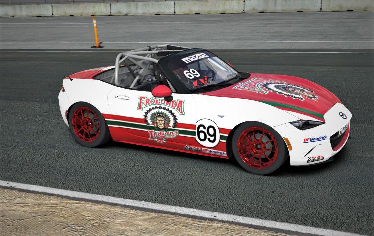 Mazda MX5 2016 Frölunda Indians. by Kim Risberg - Trading Paints