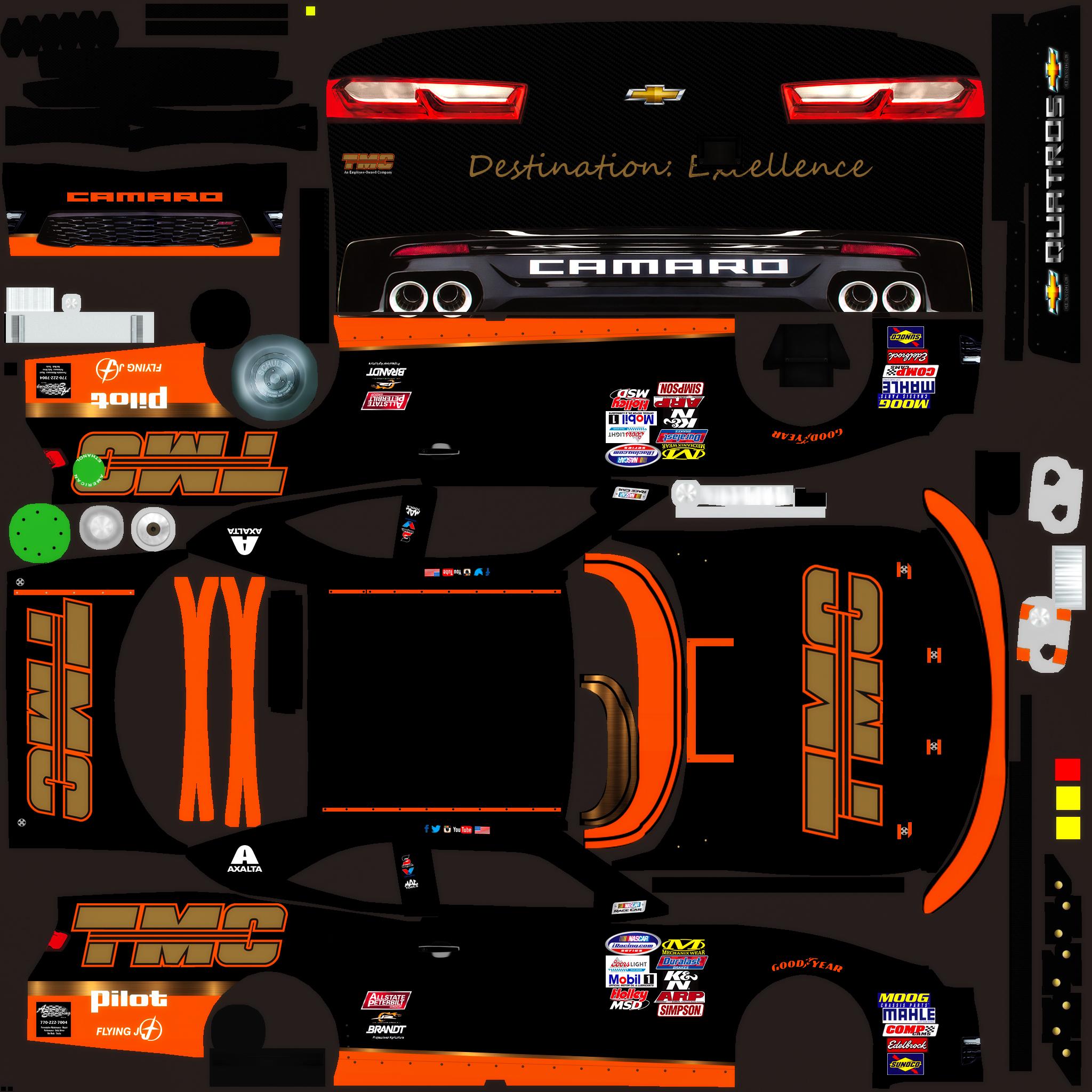 TMC Transportation Xfinity Chevy Camaro (Michael Arntt 2017 Car Theme ...