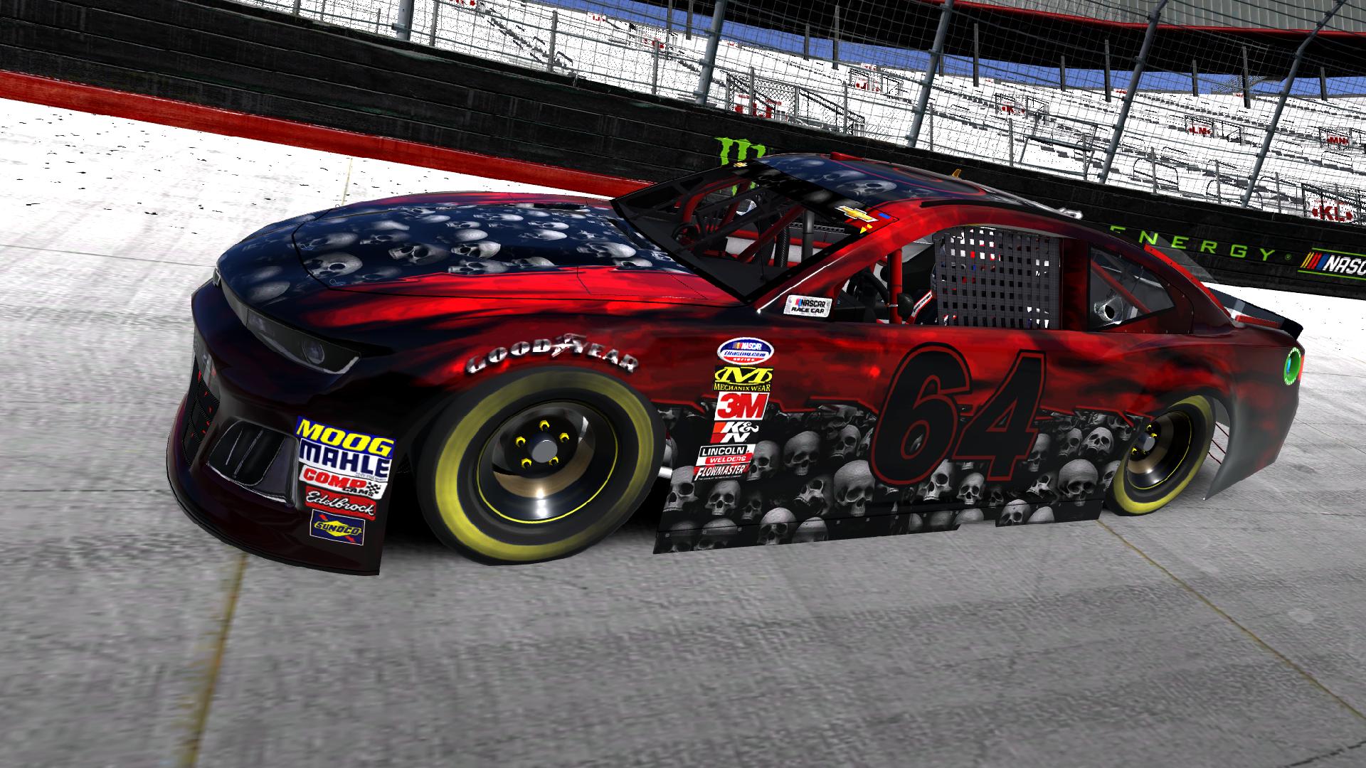 Chevrolet Camaro ZL1 RED SKULLS by Terry Silvers - Trading Paints