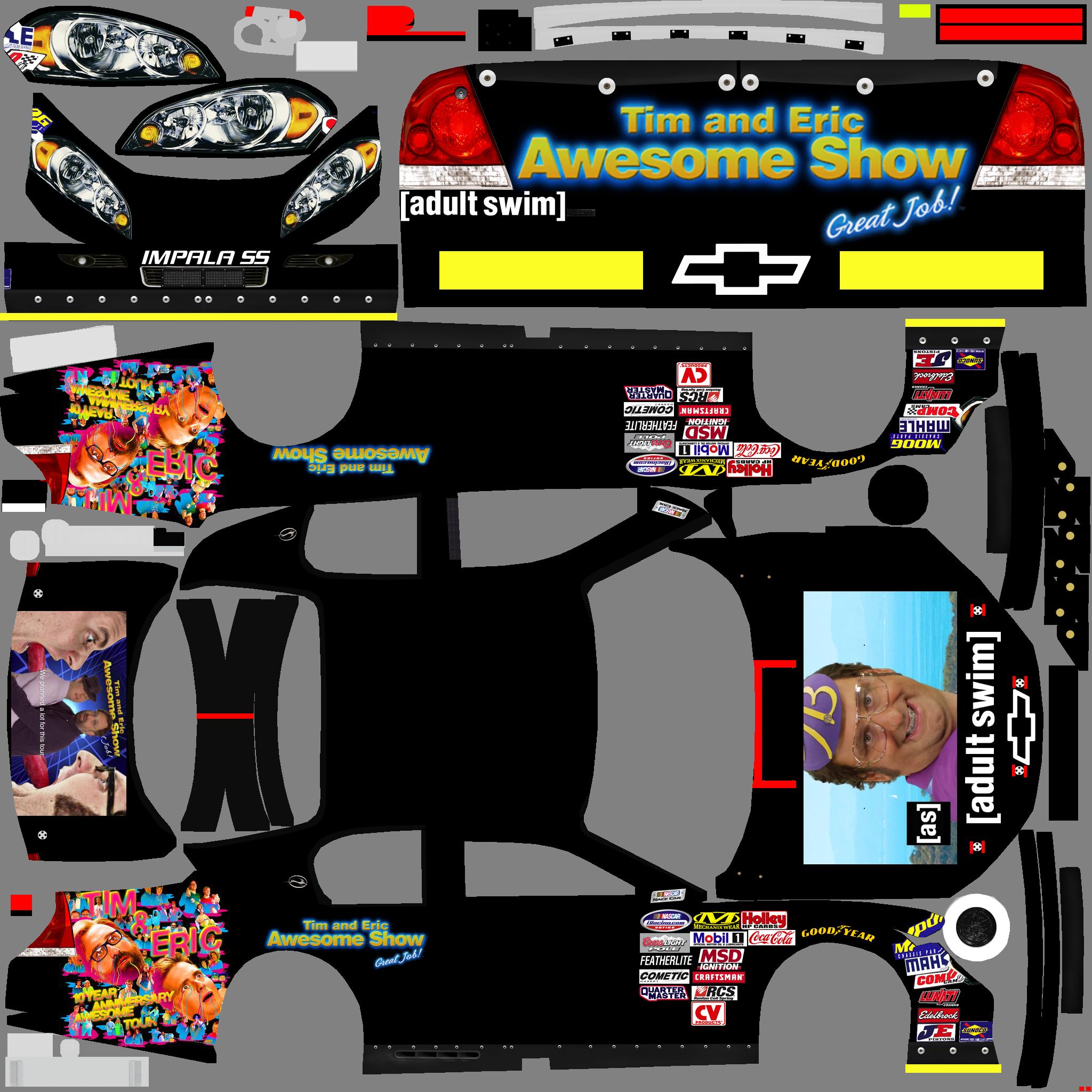 Tim and Eric Awesome Show, Great Job! by Wesley J. - Trading Paints