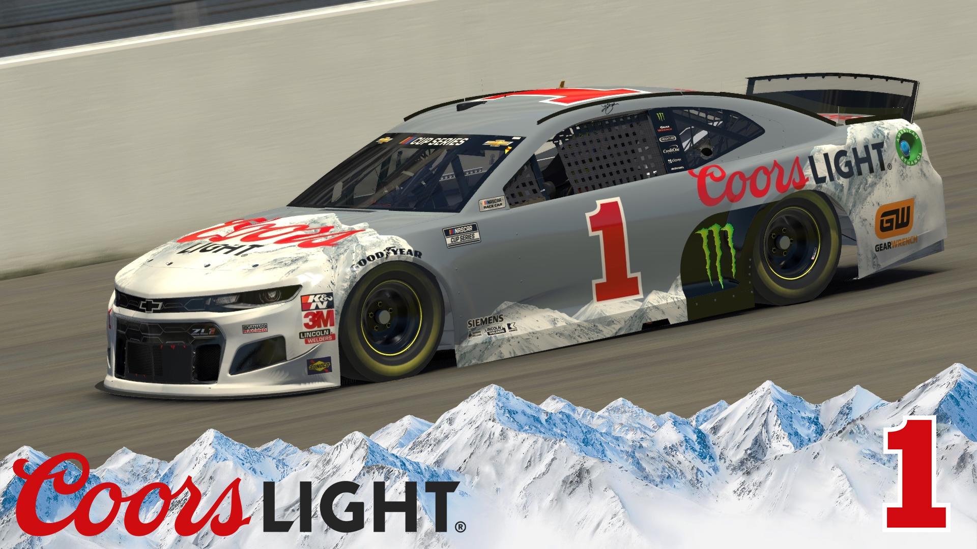 Kurt Busch - Coors Light (1LE Updated) by Timothy Collier - Trading Paints