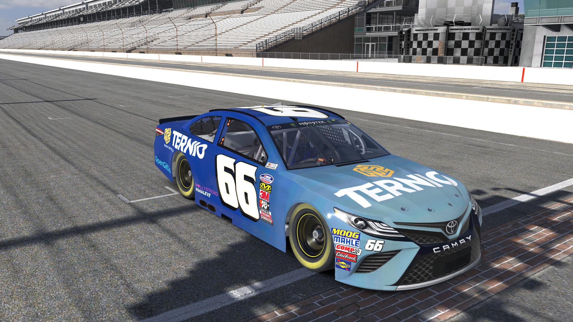 2018 #66 Timmy Hill Ternio Toyota Camry by Marshall Newton - Trading Paints
