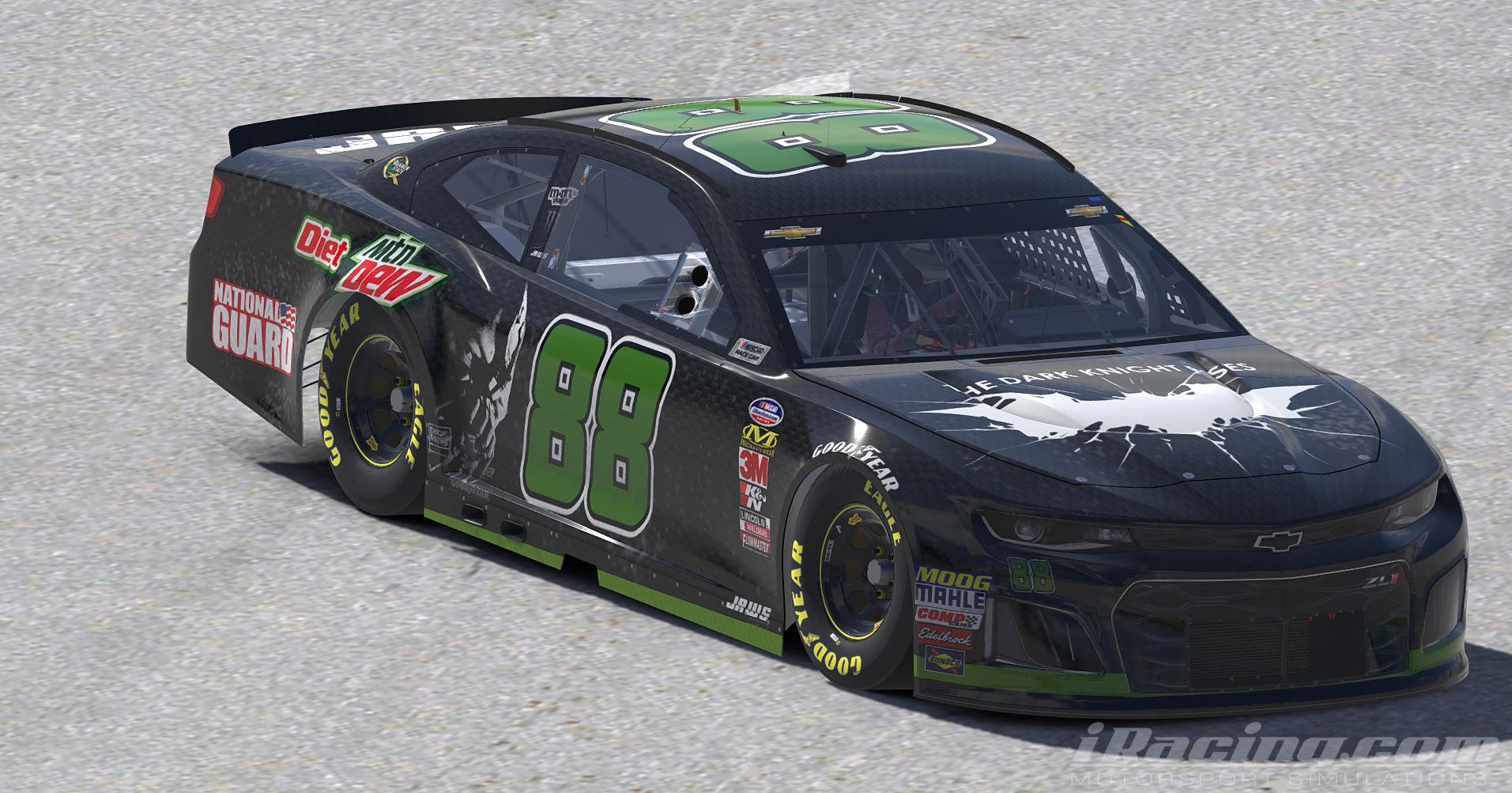 Dale Jr Batman Chevy Camaro LZ1 by Luis Salmaso - Trading Paints