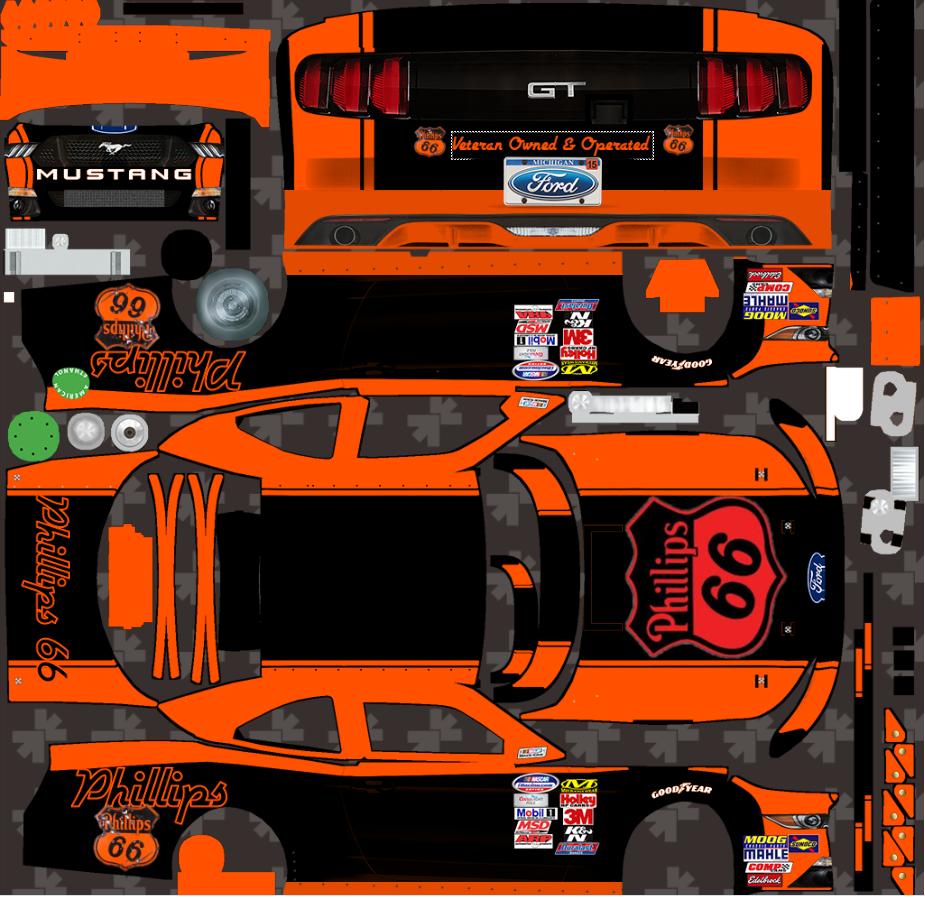 Mustang Phillips 66 by Bud C S. - Trading Paints