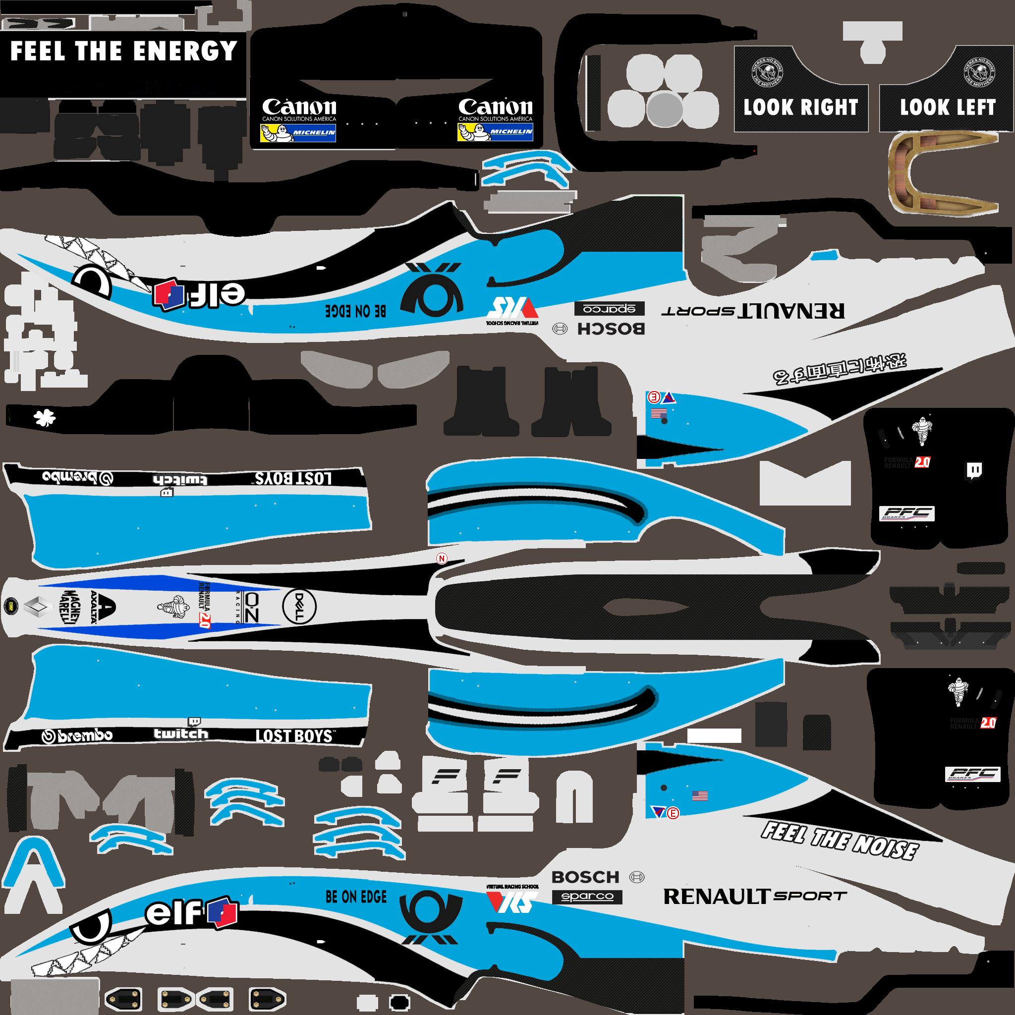 Custom FR 2.0 by Chris Lessig - Trading Paints