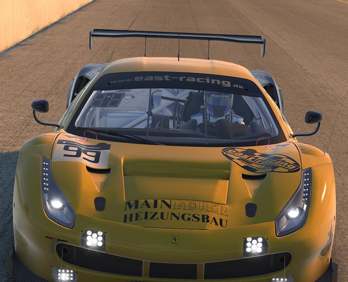 Ferrari 488 GT3 East Racing by Markus Fester - Trading Paints