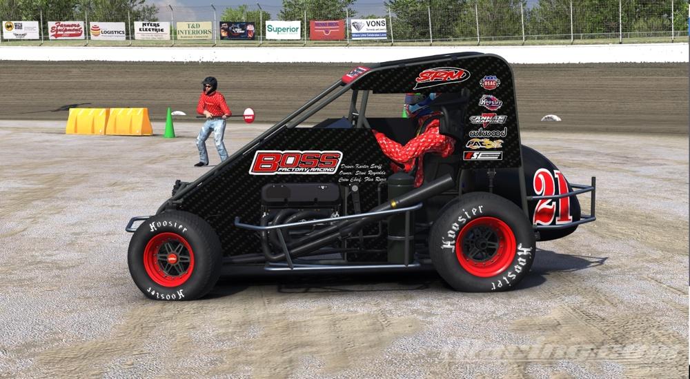 Karter Sarff 2019 Boss Factory Racing Midget by Zach Podunajec ...