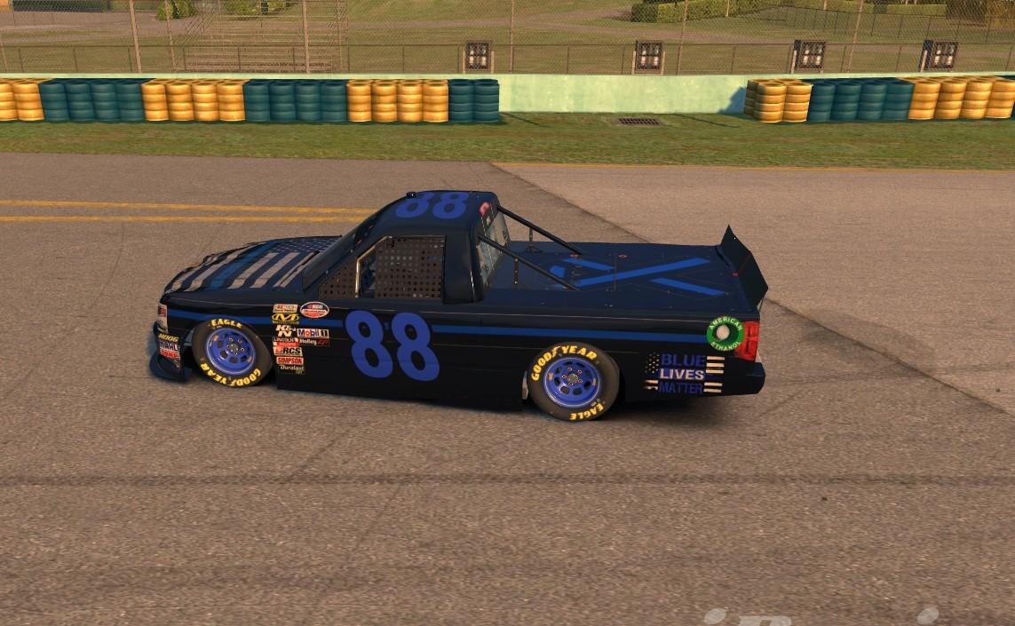 Back the blue by Michael W Spell - Trading Paints