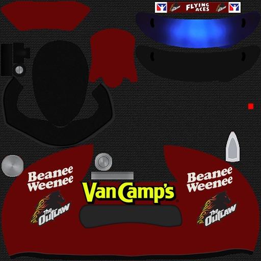 Beanee Weenee Helmet by Eric Salyers - Trading Paints