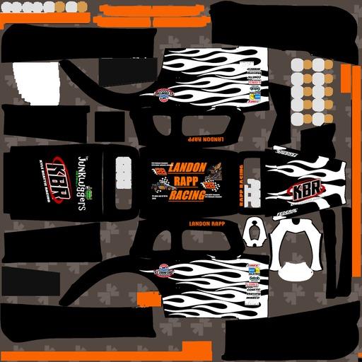 2019 Rapp Racing Legend car by Landon Rapp - Trading Paints