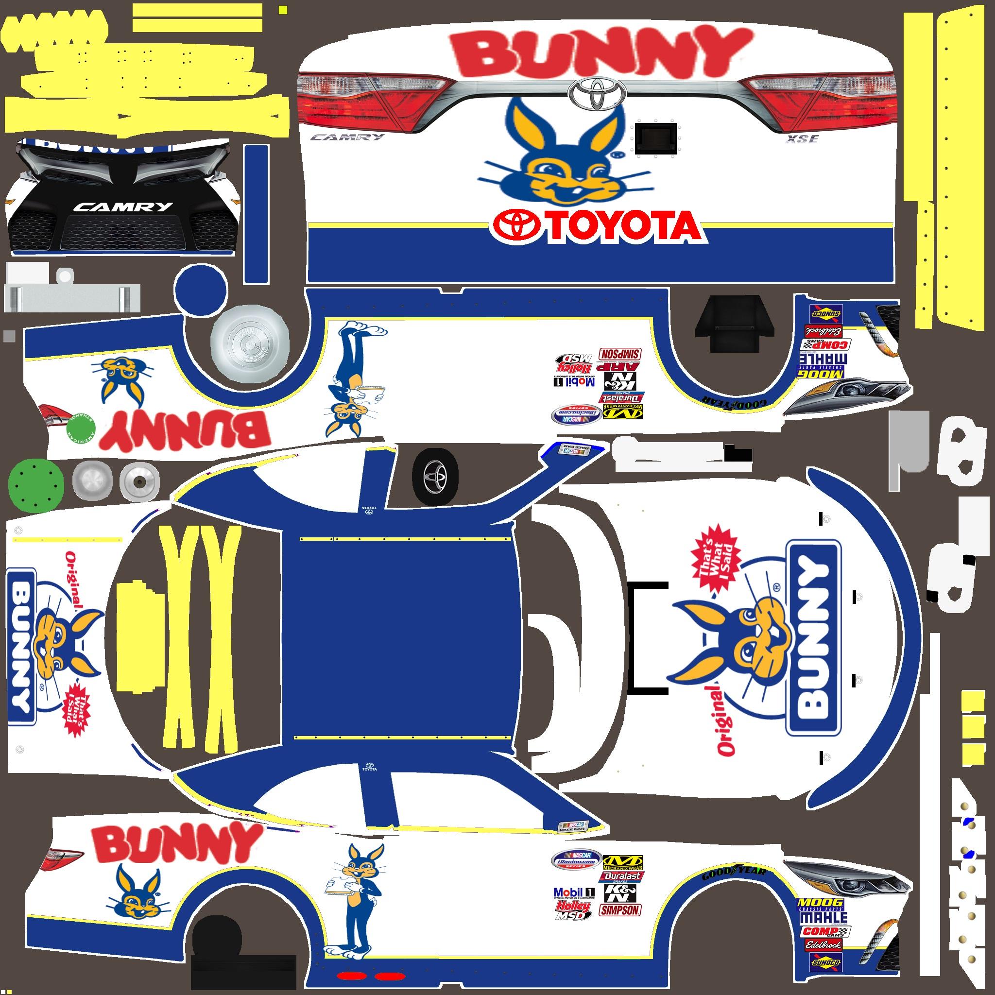 Toyota Camry Class B Bunny Bread by Damon M Thomas - Trading Paints