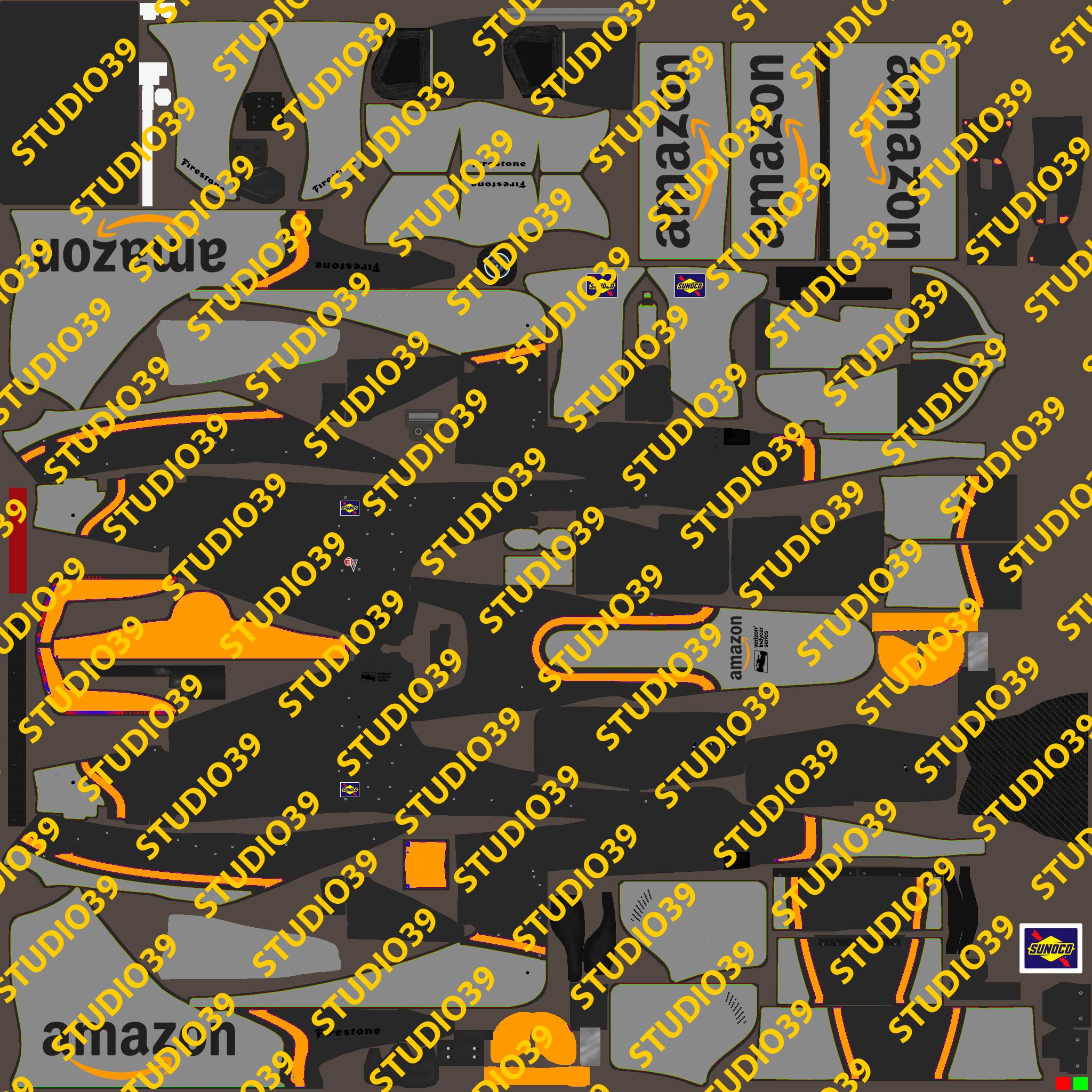 Amazon Indycar Dallara DW12 by Mason Spies - Trading Paints