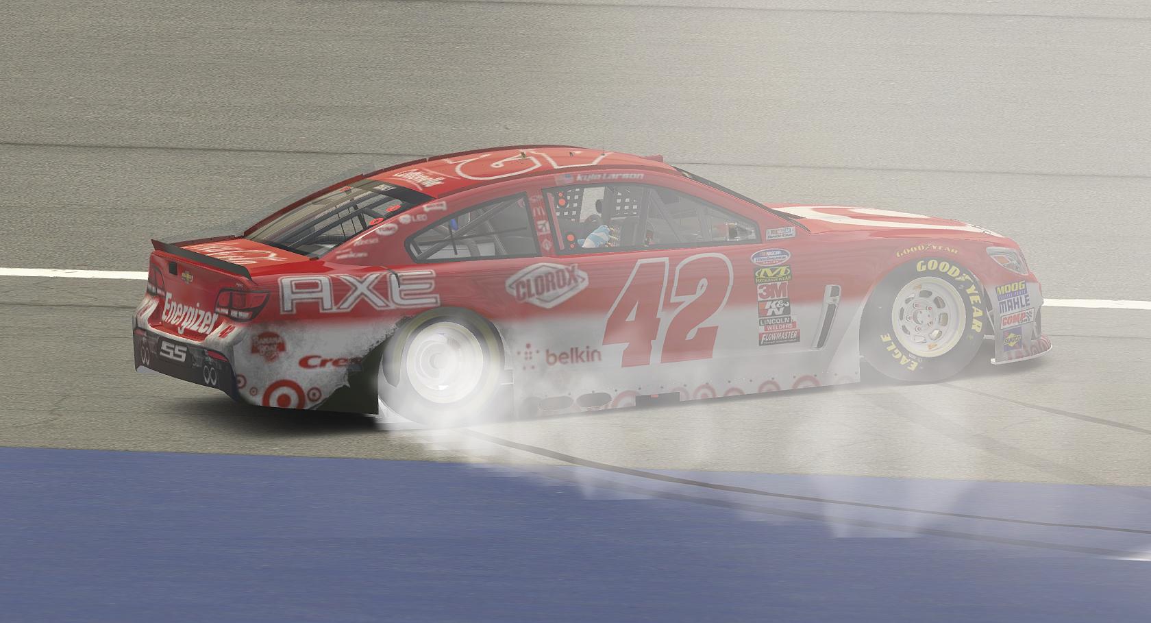 Kyle Larson 2016 Michigan Win by Yousuf Ghaly - Trading Paints