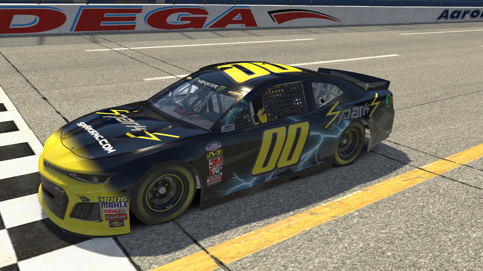 2018 #00 Joey Gase Sparks Energy Inc Chevrolet Camaro ZL1 by Marshall ...