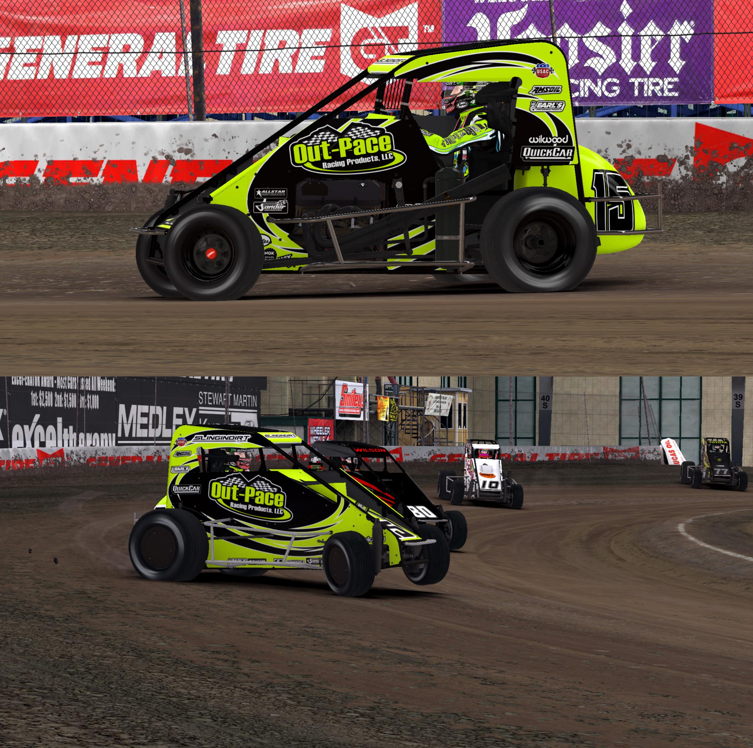 Out-Pace Racing Products Midget by Brent Licata2 - Trading Paints