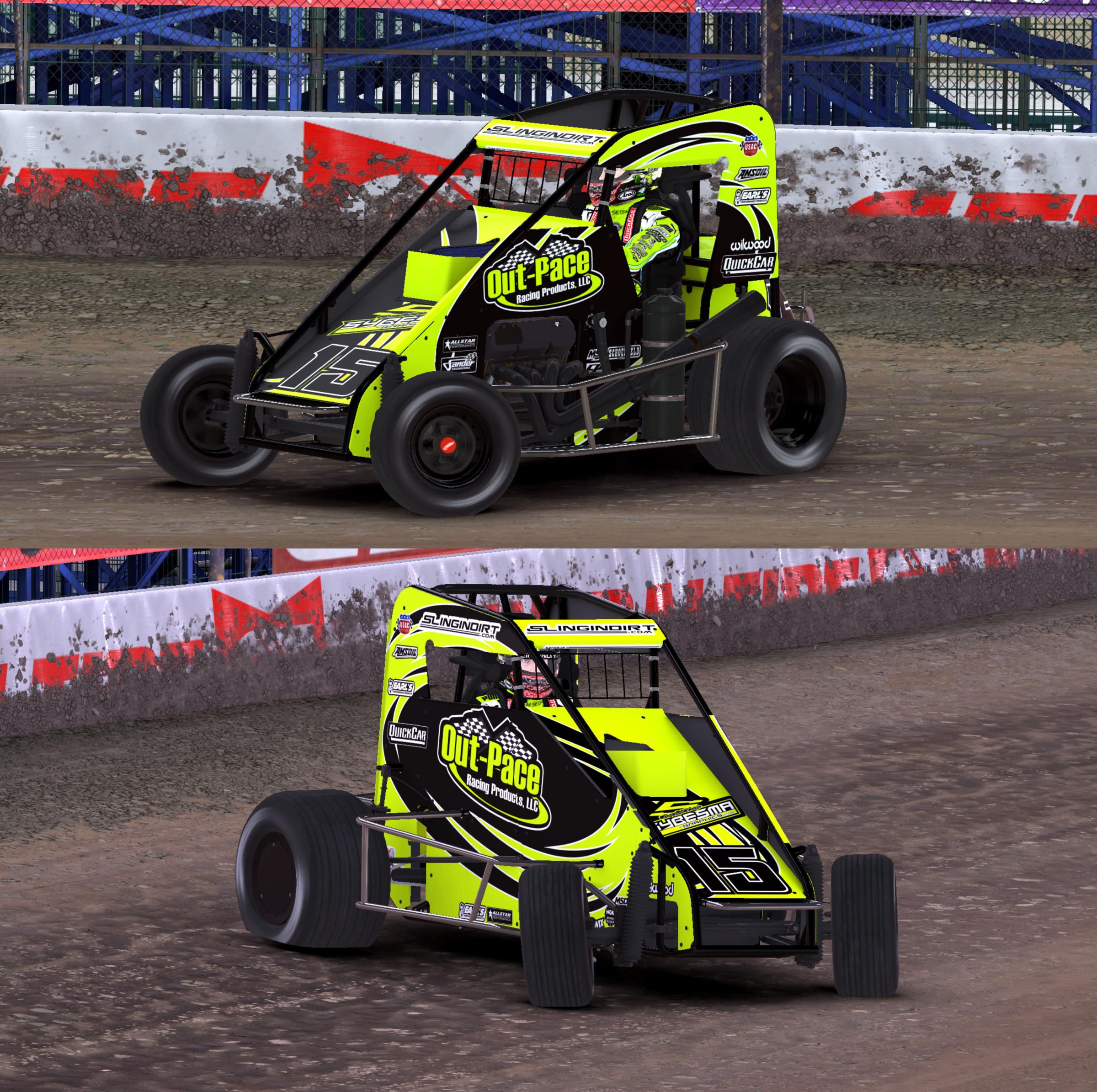 Out-Pace Racing Products Midget by Brent Licata2 - Trading Paints