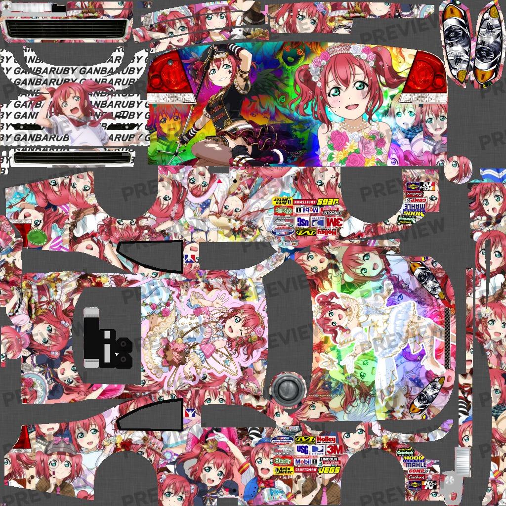 Impala Ruby Kurosawa LoveLive Sunshine lovelive by Javier Bonilla Mite - Trading Paints