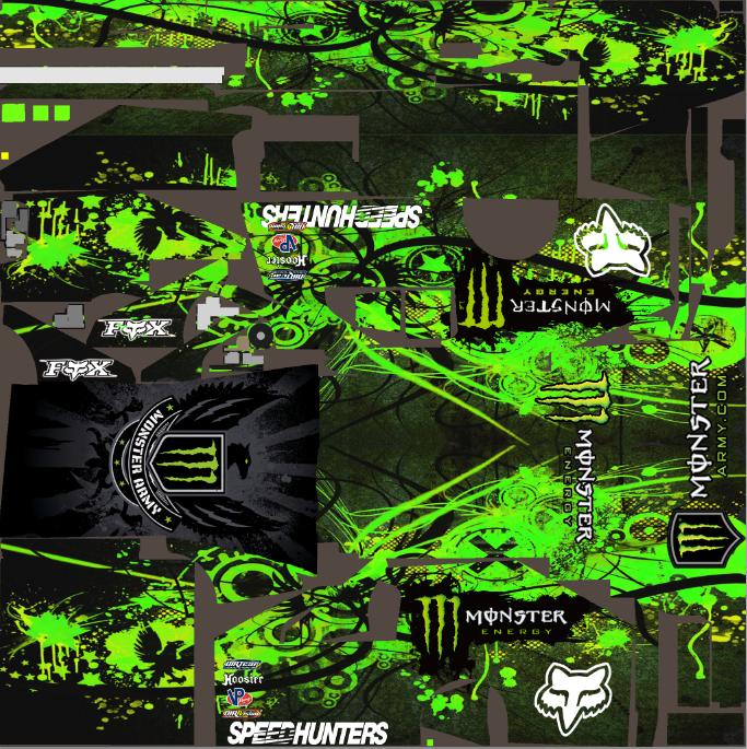 Green Monster UMP by Noah S. VanHoute - Trading Paints