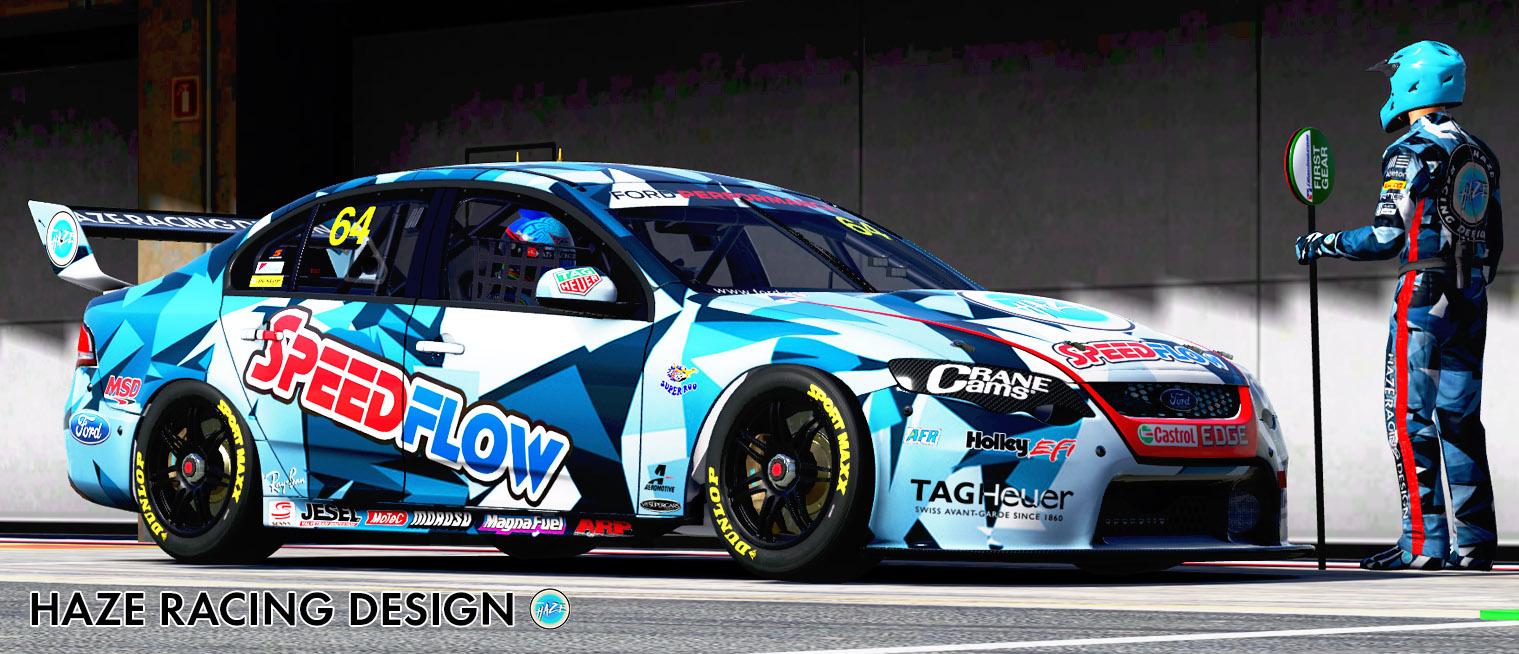 Ford FG V8 Supercar Haze Racing Design 2019 by Simon H. - Trading Paints