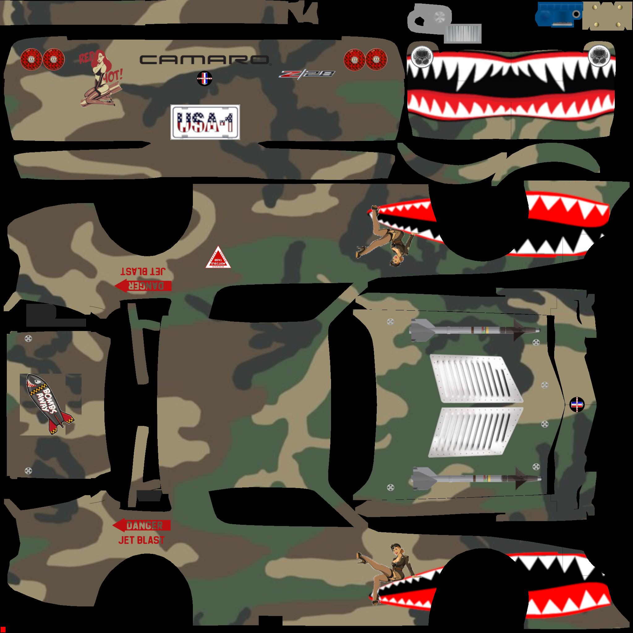 Street Stock camo PINUP by Alexander Renwart - Trading Paints