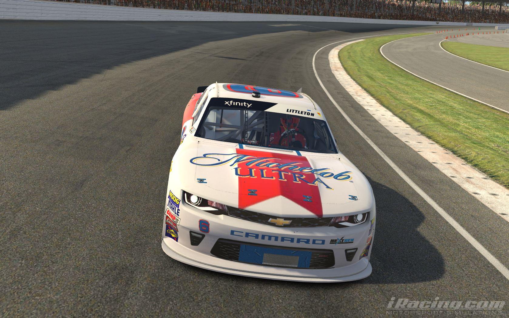 Michelob Ultra Xfinity Camaro (White) by Justin Walters3 - Trading Paints