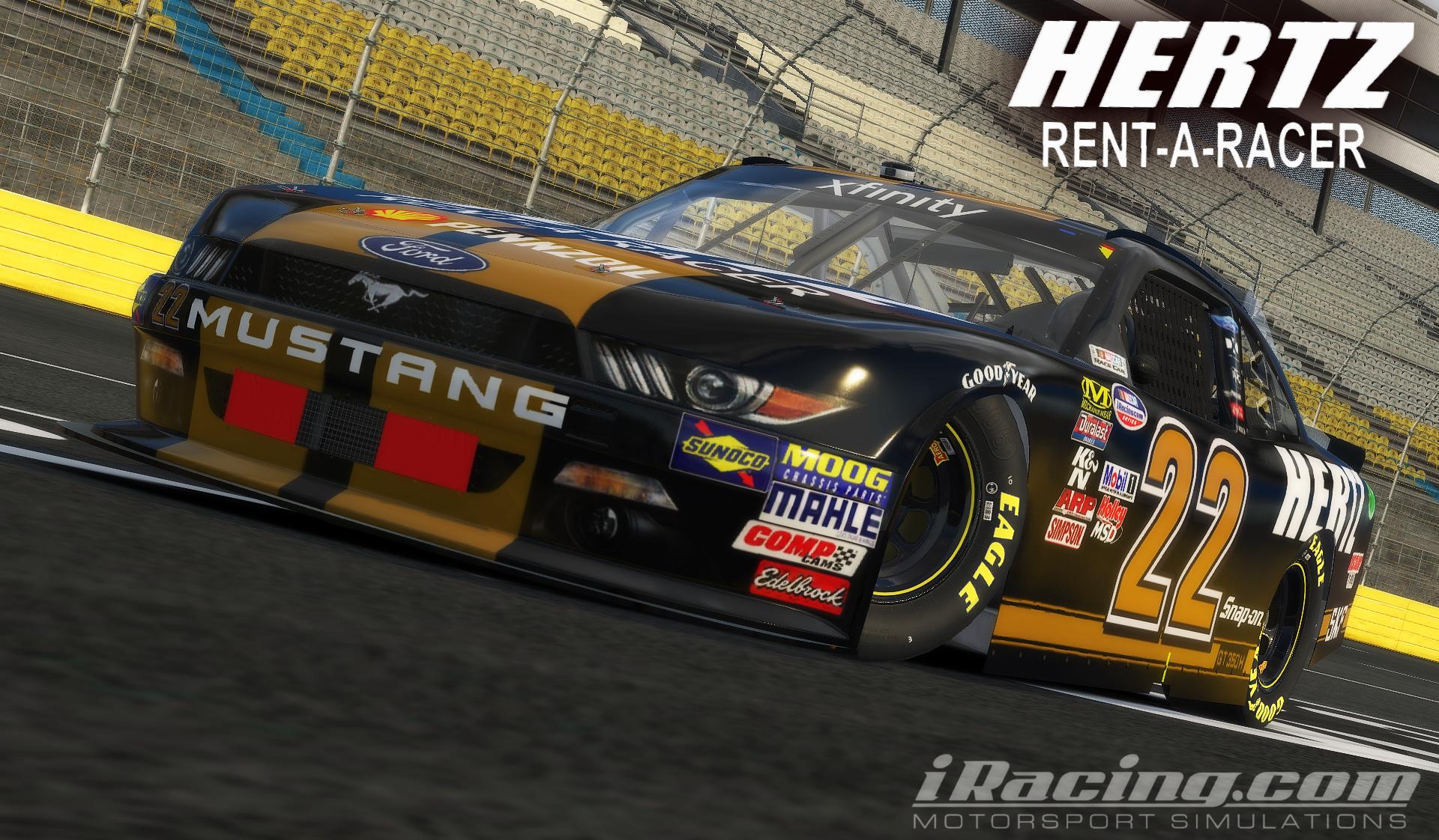 Hertz RentARacer Ford Mustang Class B 2013 by Trent Williams - Trading ...