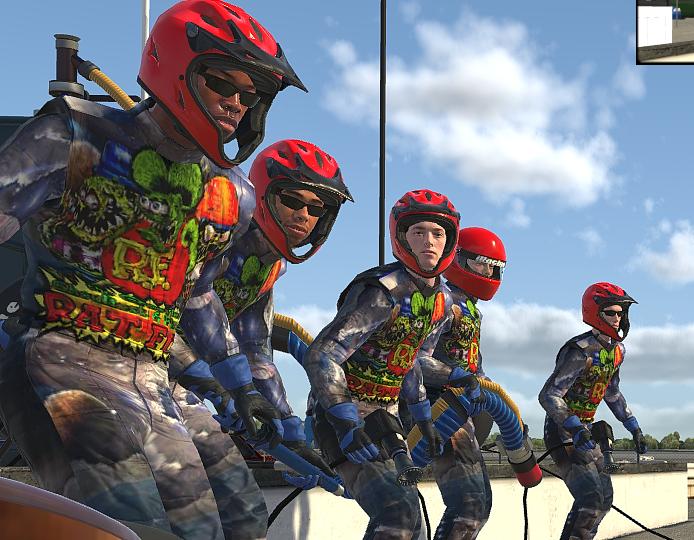 Rat Fink Pit Crew by Rick Hefley - Trading Paints