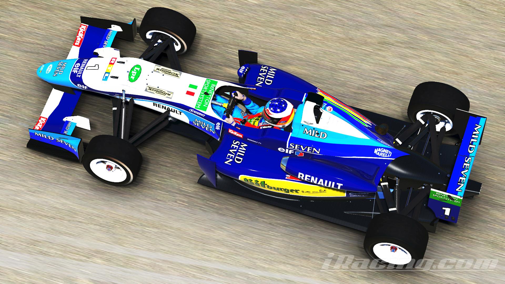 Dallara 1995 Benetton B195-Renault M. Shumacher by Patrick Ramirez - Trading Paints
