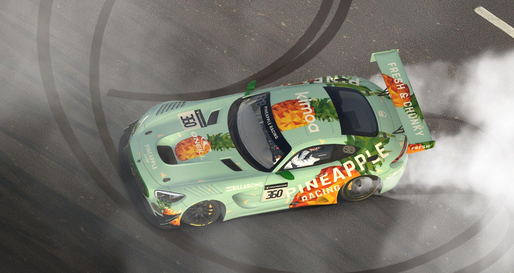 Pineapple Racing - Mercedes AMG GT3 by Robbert-Jan de Jong - Trading Paints