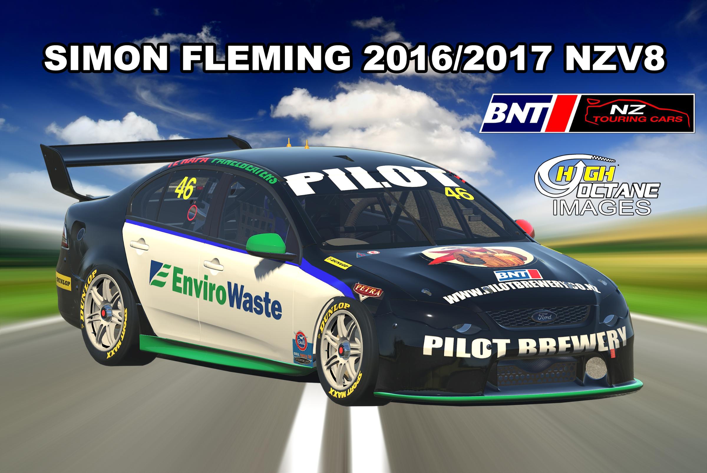 Simon Fleming NZV8 2015/2016 by Matt Heywood - Trading Paints