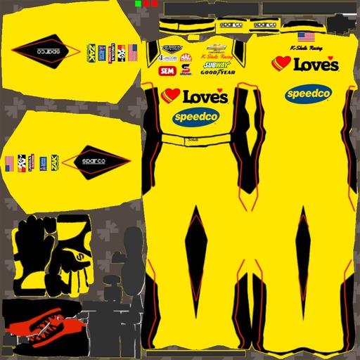 Loves Race Suit by Mike W. - Trading Paints