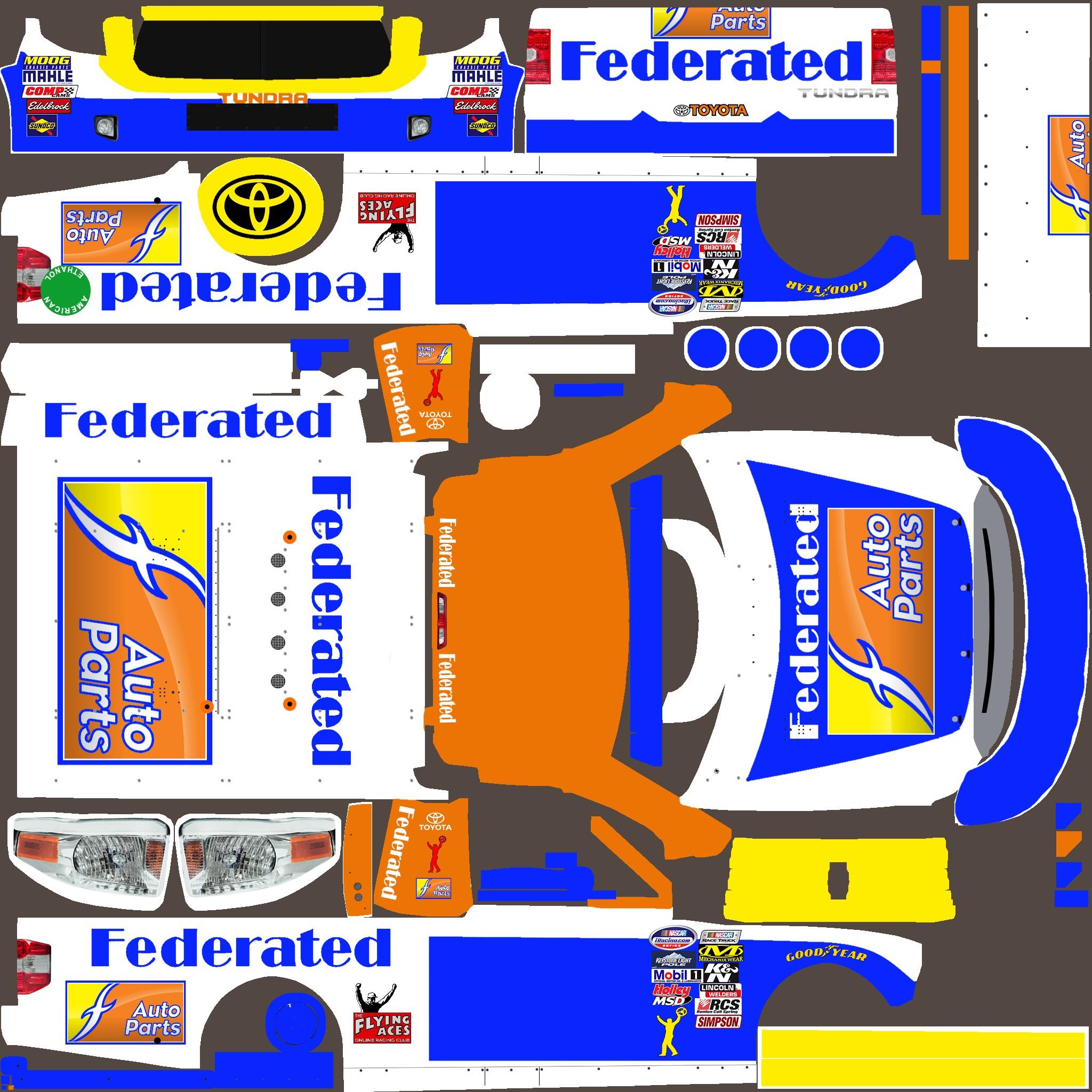 Federated Auto Parts Toyota Tundra by JW Salyers - Trading Paints