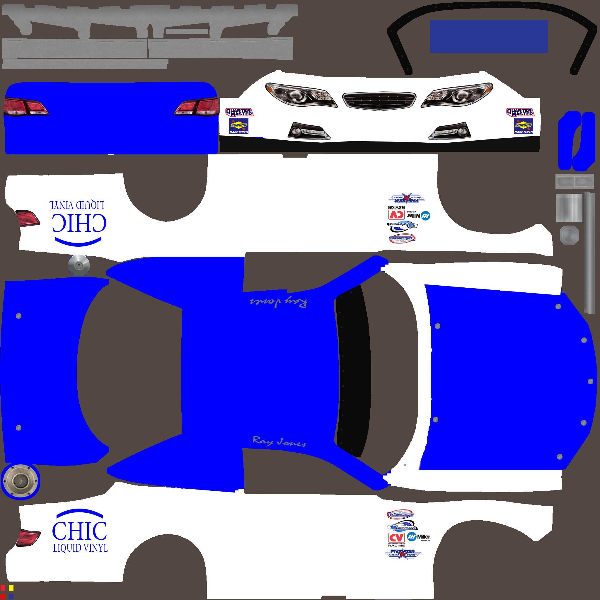 Ray Jones Super Late Model by Levi Klatt - Trading Paints