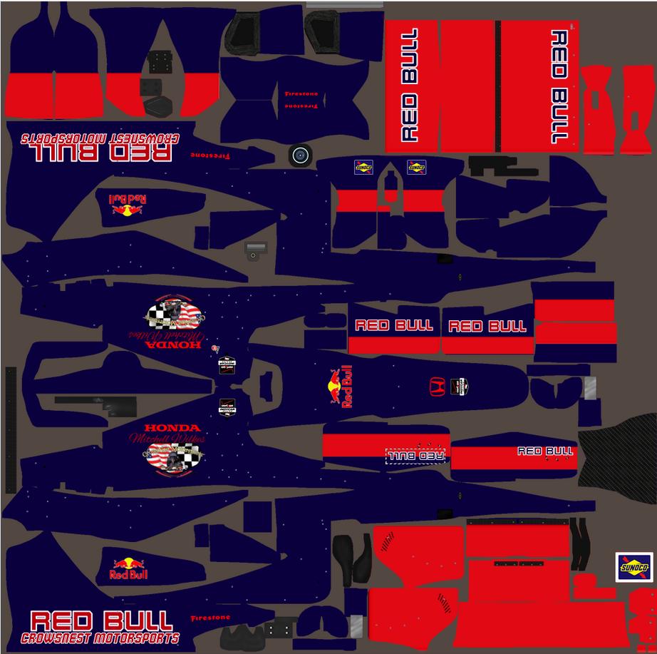 DW12 RED BULL Mitchell W by Bud C S. - Trading Paints