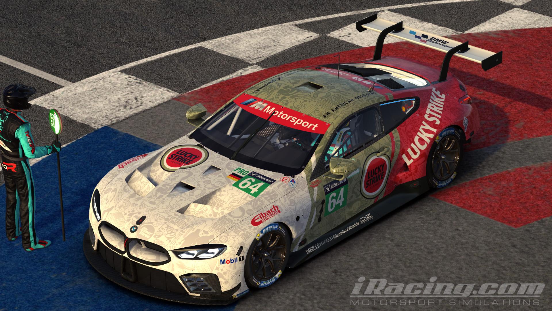BMW M8 GTE Lucky Strike by Geoffrey Collignon - Trading Paints