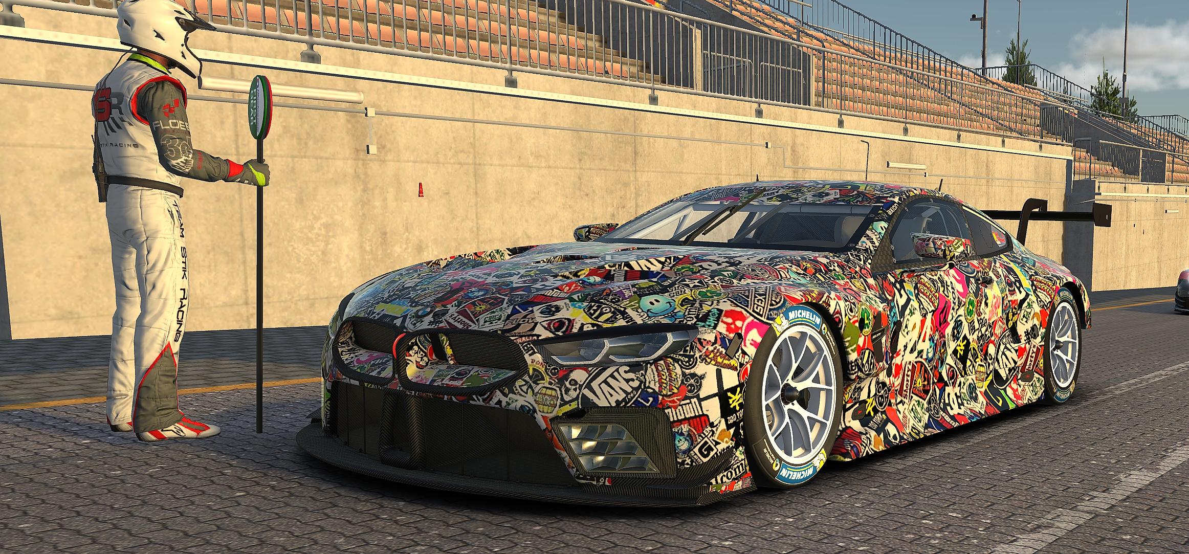 BMW M8 GTE Fun Wrapping Edition ! by Steven Busuttil - Trading Paints