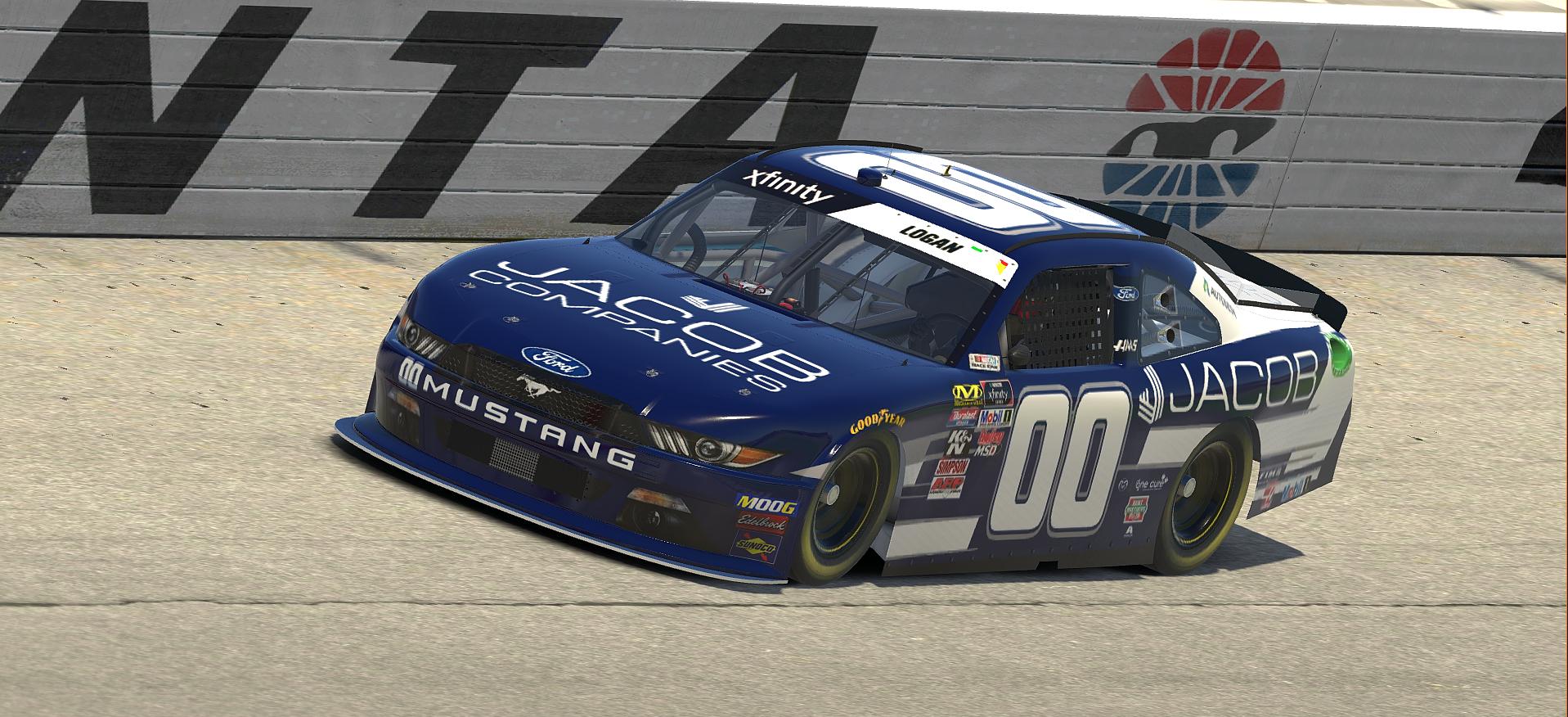 Cole Custer #00 Jacob Companies Ford Mustang by Echo Logan - Trading Paints