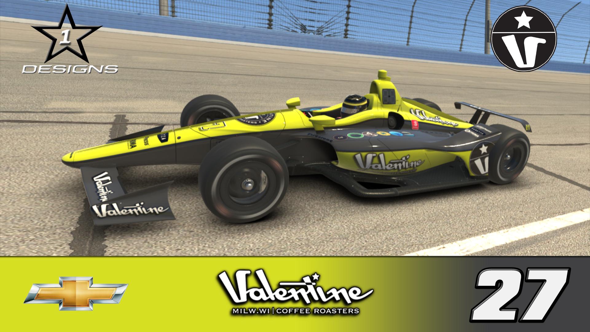 Valentine Coffee Indycar by Nicholas Orth - Trading Paints