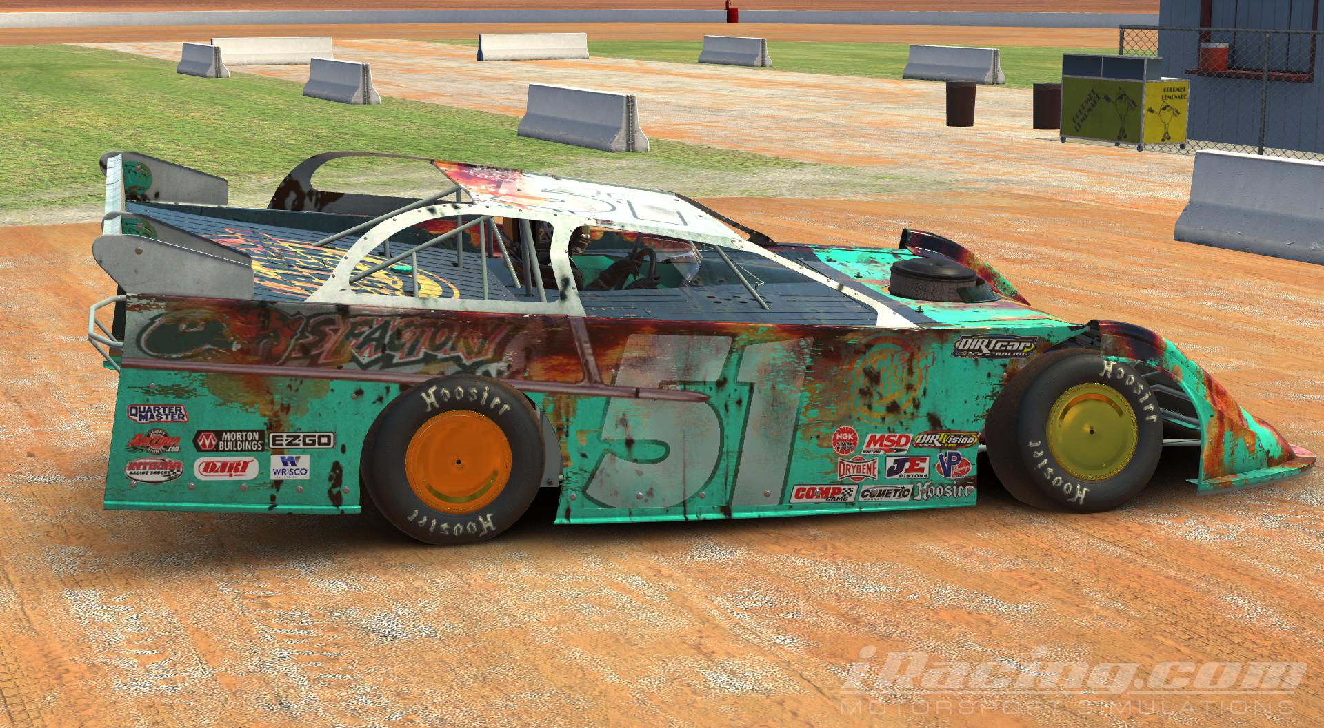 55 rust number by Benjaman Hickman - Trading Paints