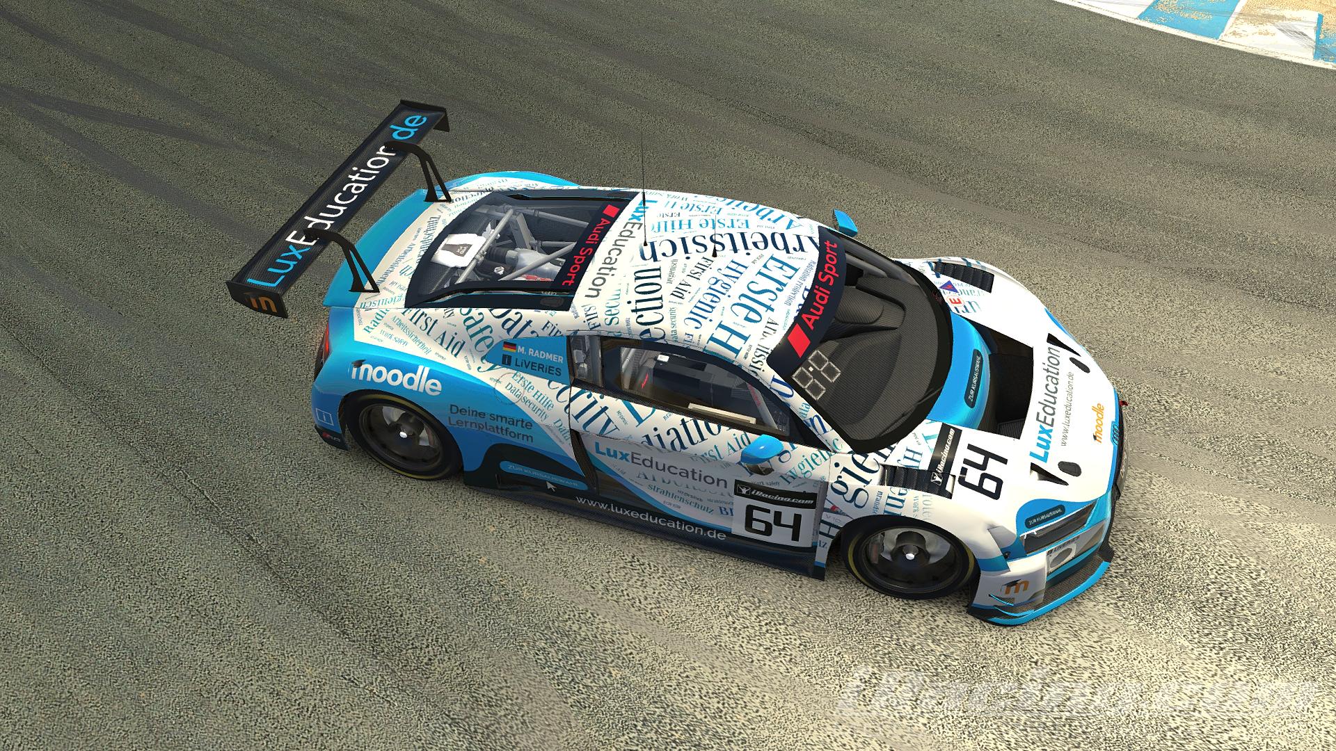 iLiveries LuxEducation Audi R8 LMS by Mika Radmer - Trading Paints