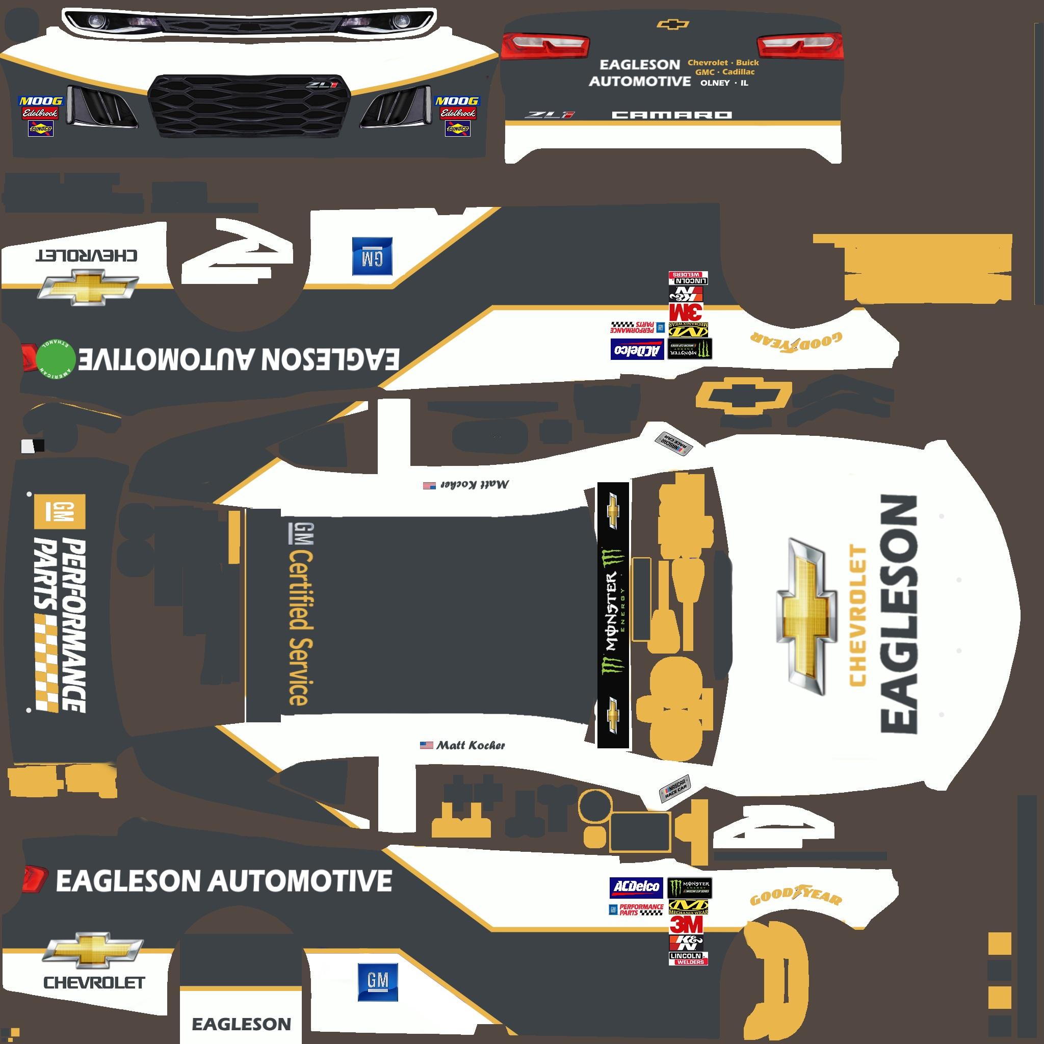 Matt Kocher Chevrolet Camaro ZL1 Gen 6 Version 3.0 by JW Salyers ...